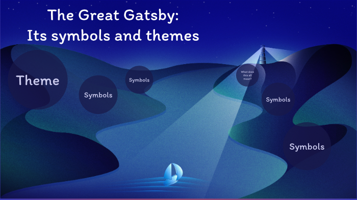 The Great Gatsby: Symbols and Theme by Natalie Anne Acosta Pichardo on ...