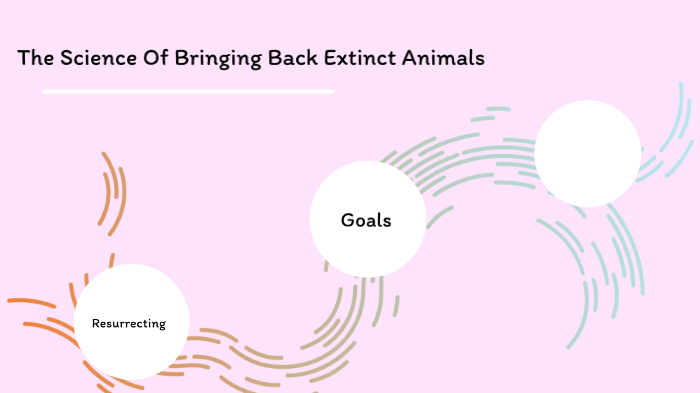 Bringing Back Extinct Animals by Felix Jones on Prezi