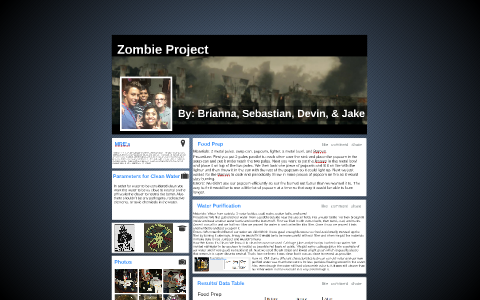 Zombie Project by Bri Garza on Prezi