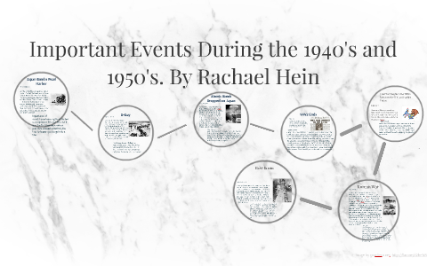 Important Events During the 1940's and 1950's by Christina Kralik on Prezi