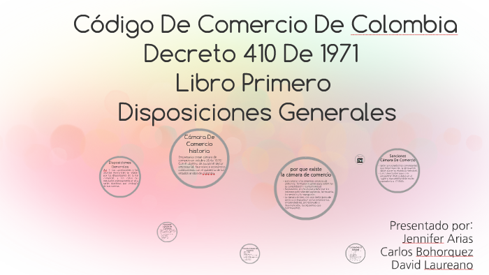Codigo De Comercio De colombia by David Laureano on Prezi