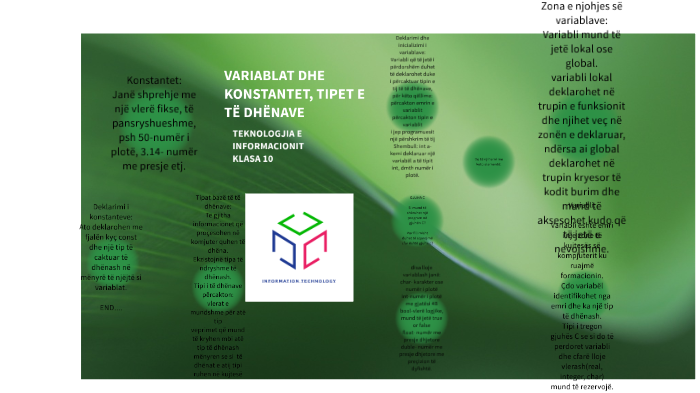 TIK 10, VARIABLAT DHE KONSTANTET by sokol tafani on Prezi