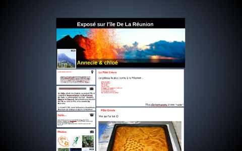 Exposé sur l'île De La Réunion by Amèll Douu on Prezi