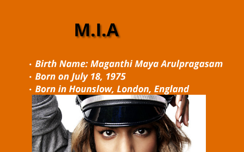 MIA biography by Erica Cota on Prezi