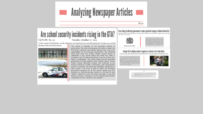 Analyzing Newspaper Articles by Julia Iacoucci on Prezi