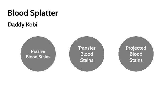 Blood Splatter by kobi mcglaun on Prezi