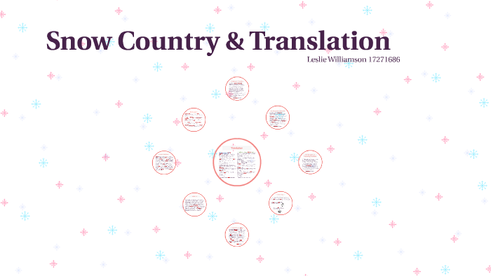 Snow Country & Translation by Leslie Williamson on Prezi