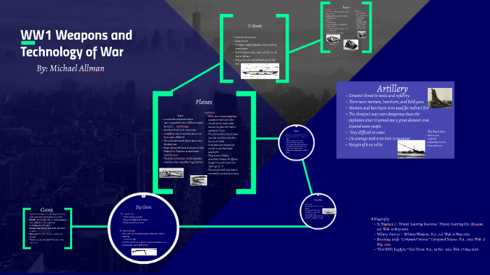 WW1 Weapons and Technology of War by Michael Allman on Prezi