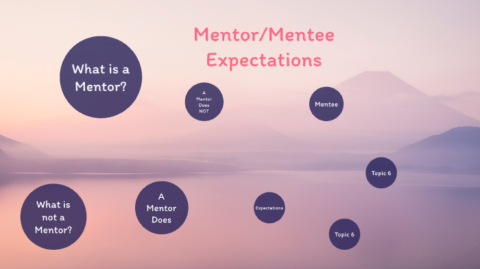 Mentor/Mentee Expectations by SESI Project on Prezi