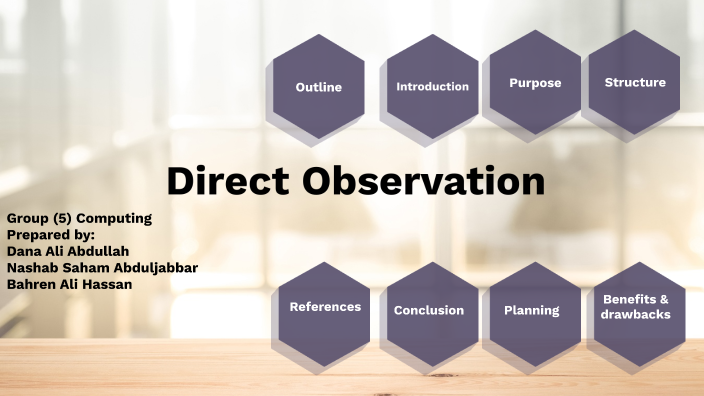 Direct observation-assiginment by bahrin baha on Prezi