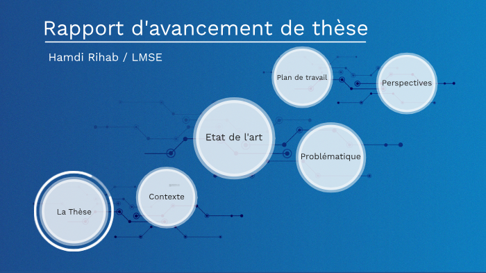 Thèse 1ère année by Rihab Hamdi on Prezi