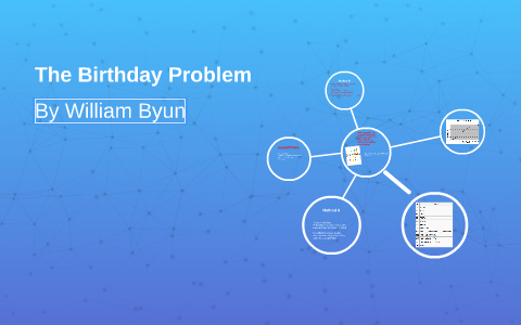 THE BIRTHDAY PROBLEM by William Byun on Prezi