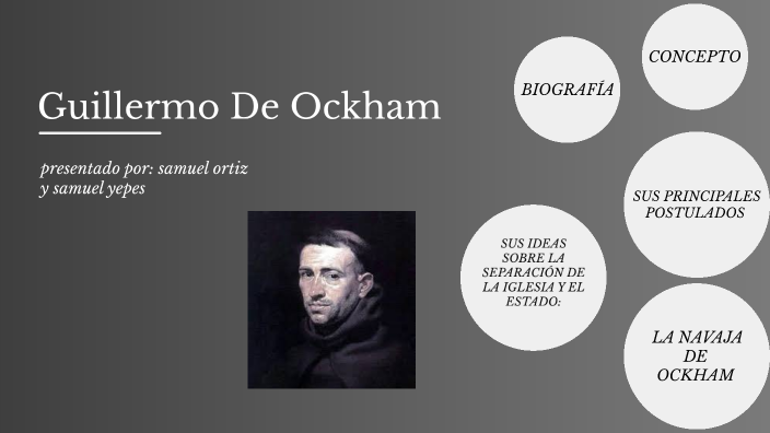 Guillermo de Ockham by Samuel Yepes Zuleta on Prezi