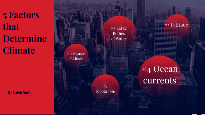 5 Factors that Determine Climate by Caleb Smtih on Prezi