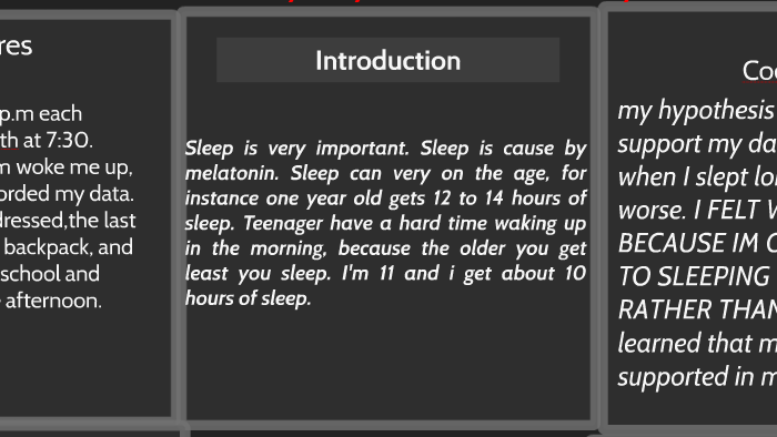 Sleep Observation by trey reider