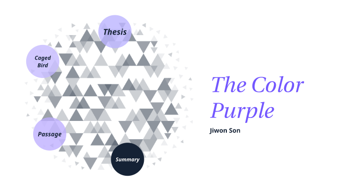 The Color Purple Poem and Literary Elements by Jiwon Son on Prezi