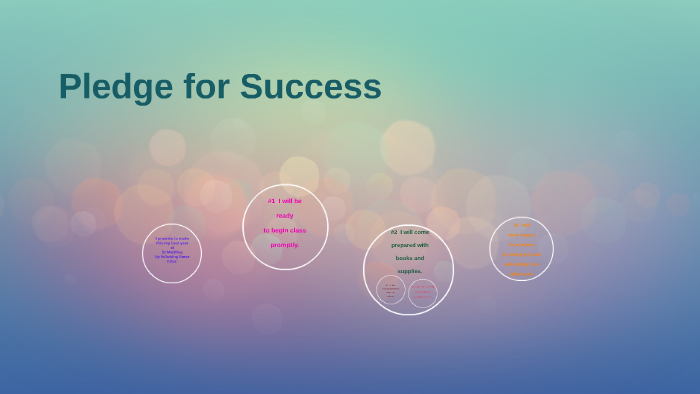 Pledge for Success by c dritschel on Prezi