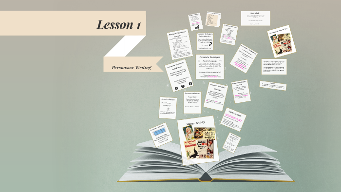 IGCSE English Lesson 1 Persuasive Writing Techniques By Christina Clarke