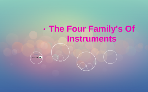The Four Family's Of Instruments by kaylee hicks on Prezi