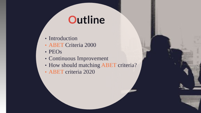 HOW TO APPLY ABET CRITERIA BY FACULTY STAFF by Am Ab on Prezi