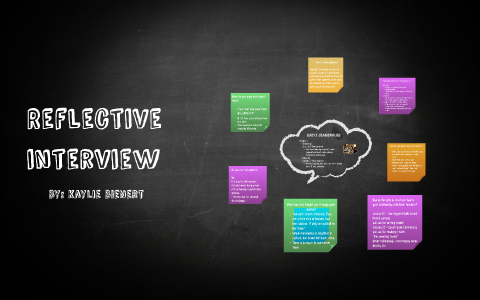 Reflective interview by Kaylie Bienert on Prezi