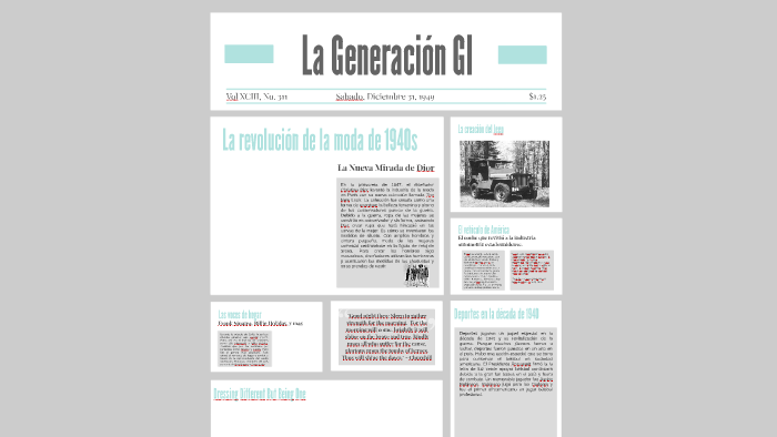 The GI Generation by Spanish Project on Prezi