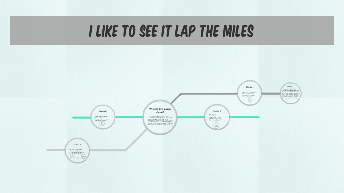 I like to see it lap the Miles by Ally Bolden on Prezi