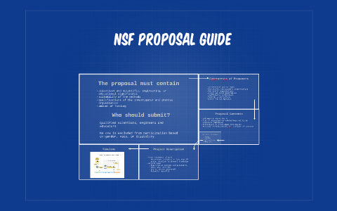 NSF proposal guide by marta korytkowska