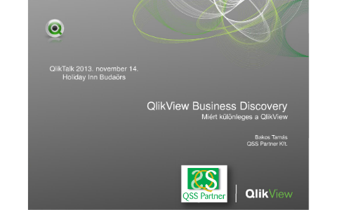 QlikView Corporate Overview by QSS Partner on Prezi