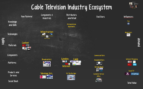 Cable Television Industry Ecosystem by Evan Lodge on Prezi