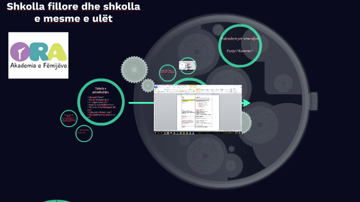 Shkolla fillore dhe shkolla e mesme e ulët by Erza Kelmendi on Prezi