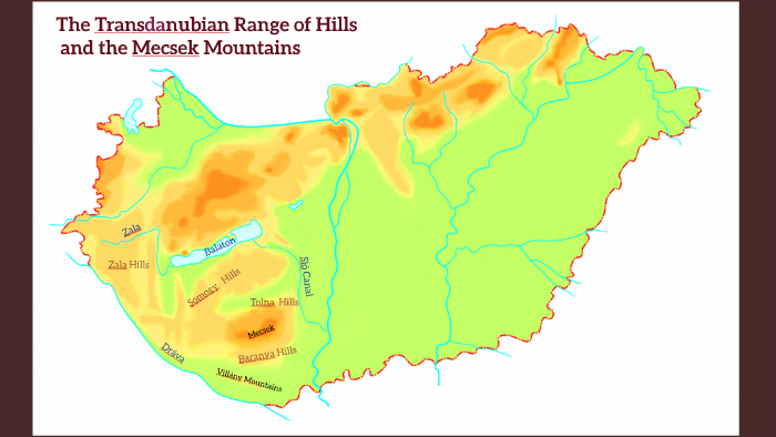 The Transdanubian Range of hills and the Mecsek Mountains by Vali M. on ...