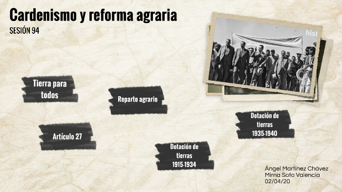 Cardenismo Y Reforma Agraria By Ángel Martínez On Prezi