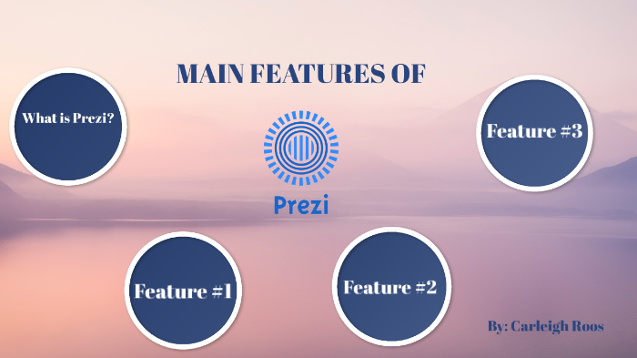 Main Features of Prezi by Carleigh Roos on Prezi