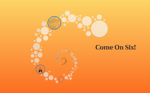 Come On Six! by Michelle Hiett on Prezi