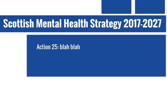 Scottish Mental Health Strategy by James Hardie