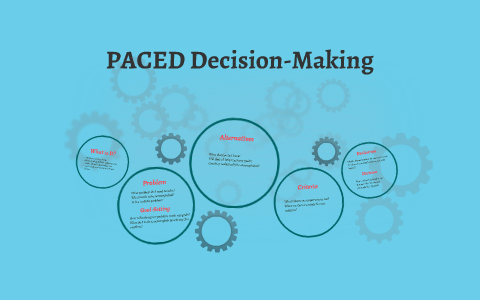 PACED Decision-Making Process by Lindsey Teetzen on Prezi