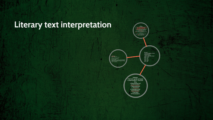 Literary text interpretation by Alicja Bemben on Prezi