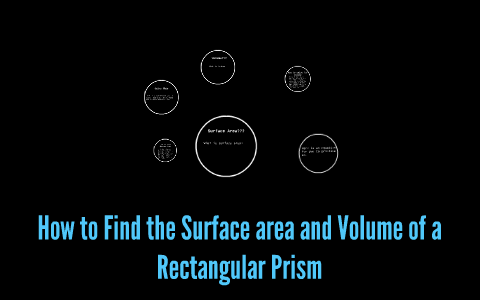 How to Find the Surface area and Volume of a Rectangular Pri by Brei ...