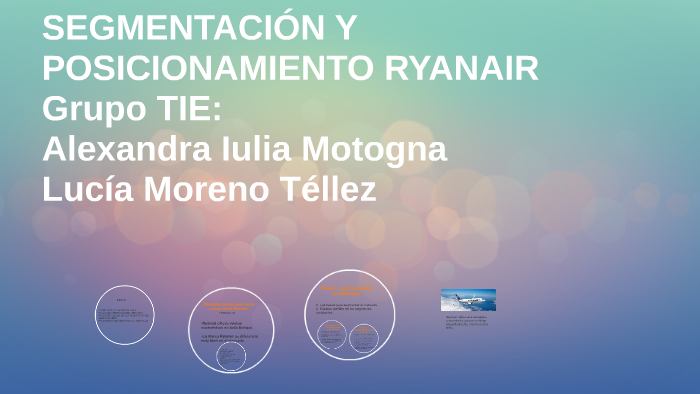 SEGMENTACIÓN Y POSICIONAMIENTO RYANAIR by Alexandra Motogna on Prezi