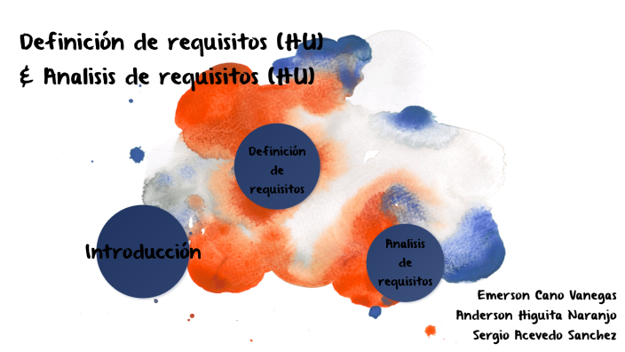 Definición de requisitos & Análisis de requisitos by Emerson Vanegas on ...