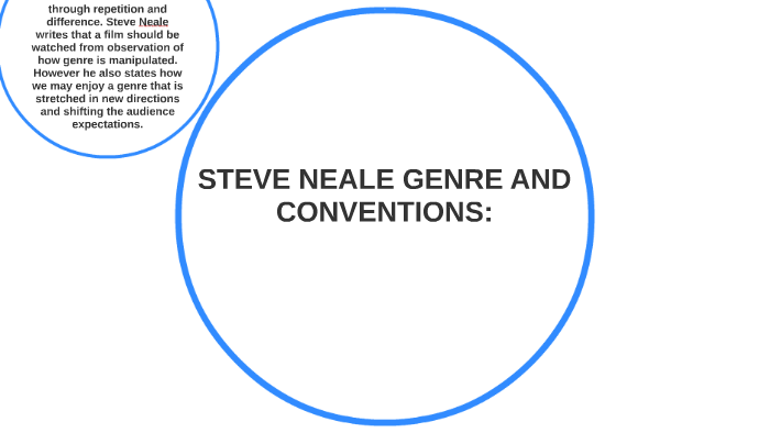 STEVE NEALE GENRE AND CONVENTIONS: by Ella Lewis on Prezi