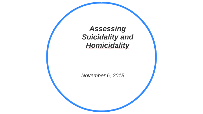 Assessing Suicidality and Homicidality by Leticia Rios on Prezi