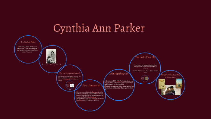 Cynthia Ann Parker by Cynthia Perry on Prezi