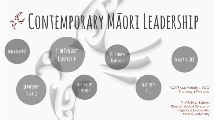 Contemporary Māori Leadership by Ana Te Putere O Te Rangi Allen on Prezi
