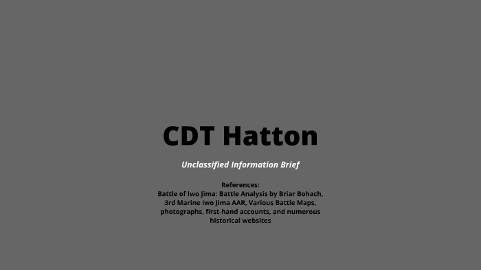 Battle of Iwo Jima: Battle Analysis by Kyle Hatton on Prezi