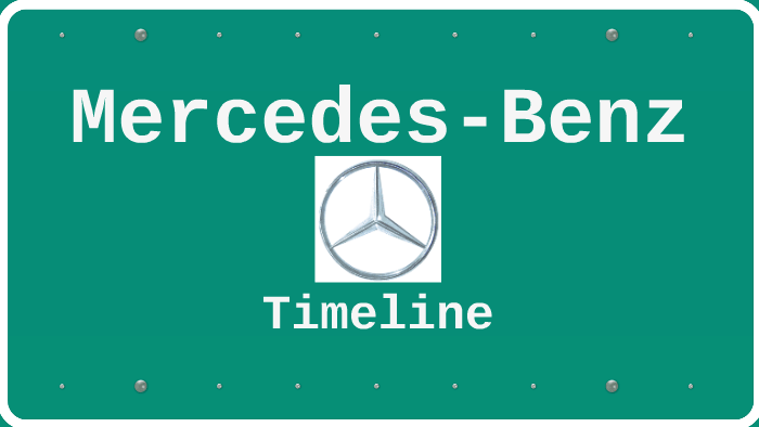 Mercedes-Benz Timeline by Sonia K. on Prezi