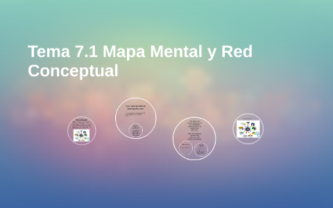 Tema 7.1 Mapa Mental y Red Conceptual by kristen solís on Prezi