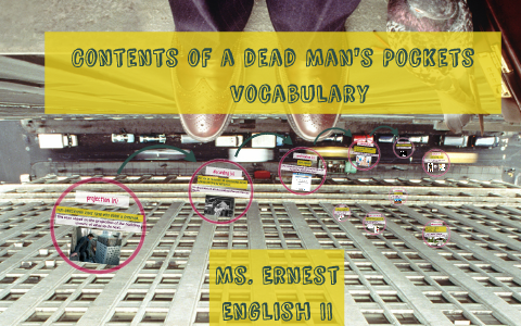 Contents of a dead Man's Pockets by Sabine Ernest on Prezi