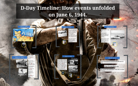 Timeline of D-day by corbin opie